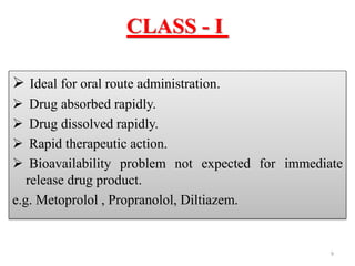 Biopharmaceutical Classification System | PPTX