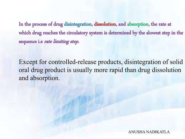 BIOPHARMACEUTIC CONSIDERATIONS IN DRUG PRODUCT DESIGN | PPTX