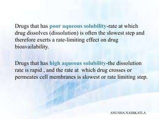 BIOPHARMACEUTIC CONSIDERATIONS IN DRUG PRODUCT DESIGN | PPTX