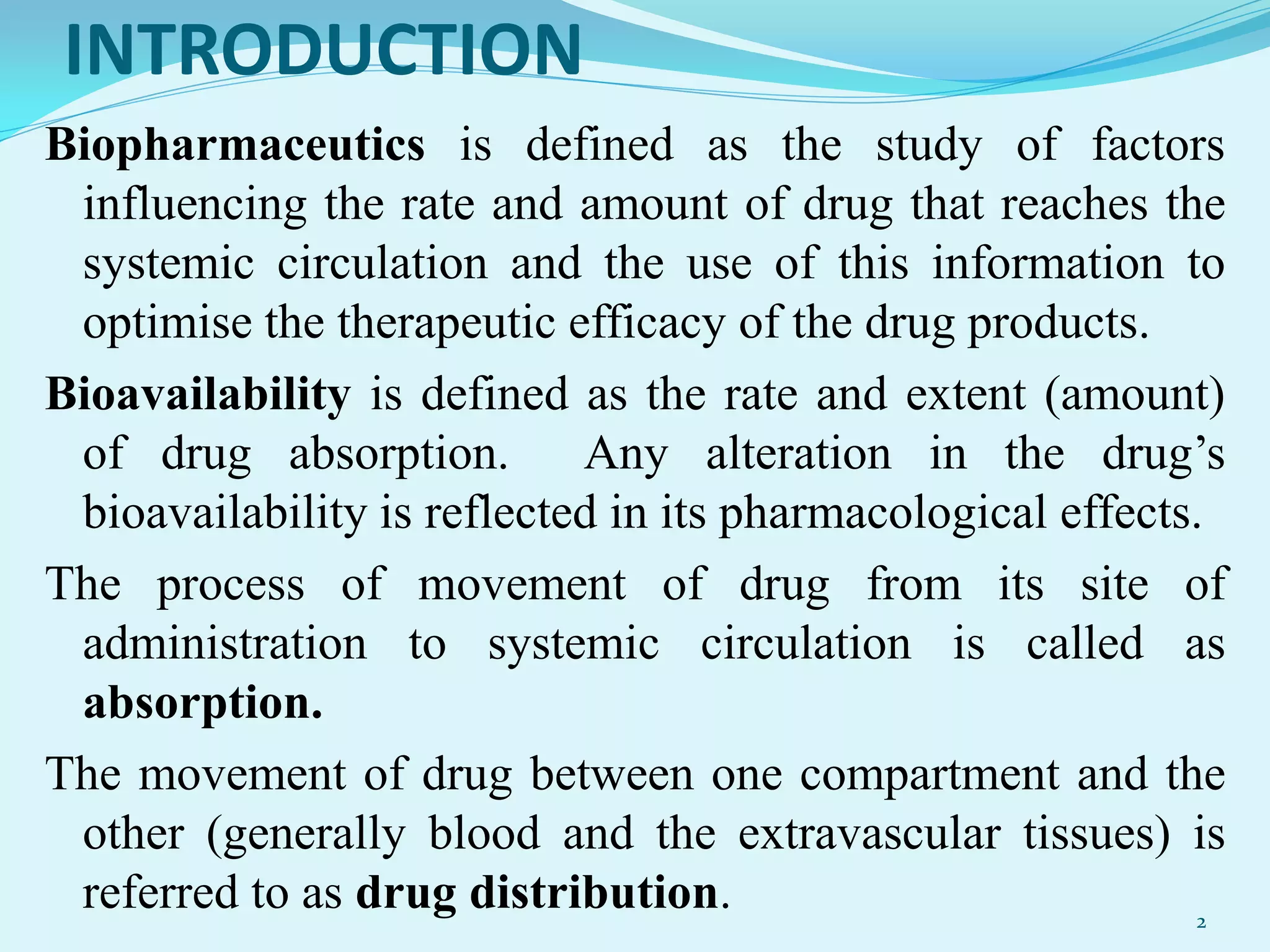 Biopharmaceutics: Mechanisms of Drug Absorption | PDF