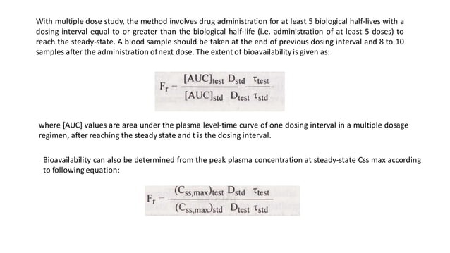 Biopharmaceutics: Multiple dosage regimens | PDF | Pharmaceutical Drugs ...
