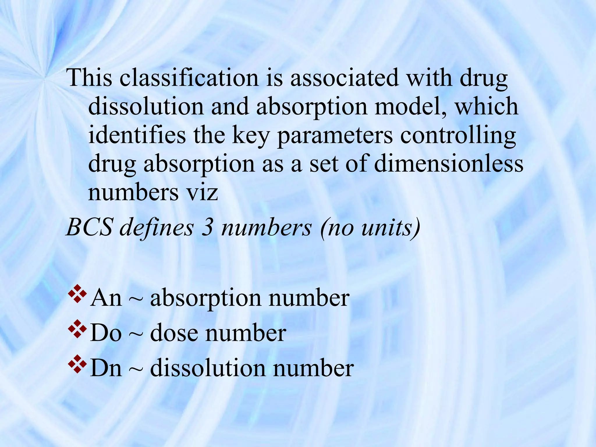 Biopharmaceutics classification system | PPT
