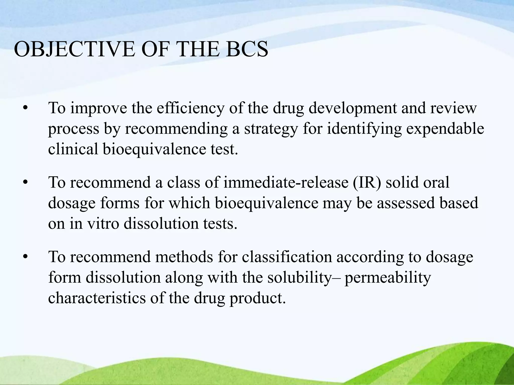 Biopharmaceutics classification system | PPTX