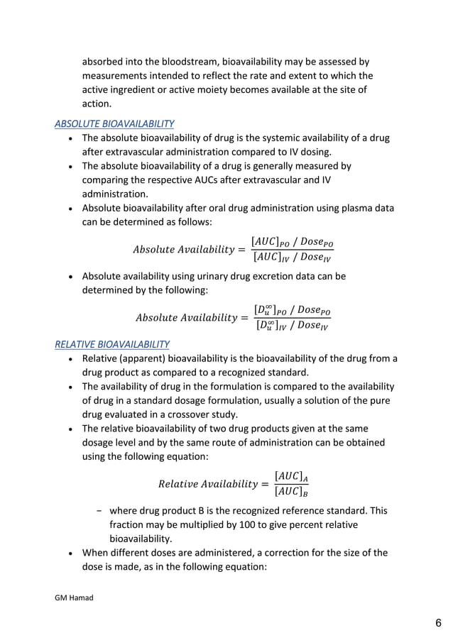 Biopharmaceutics complete notes | PDF