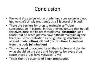 Biopharmaceutics intro | PPT