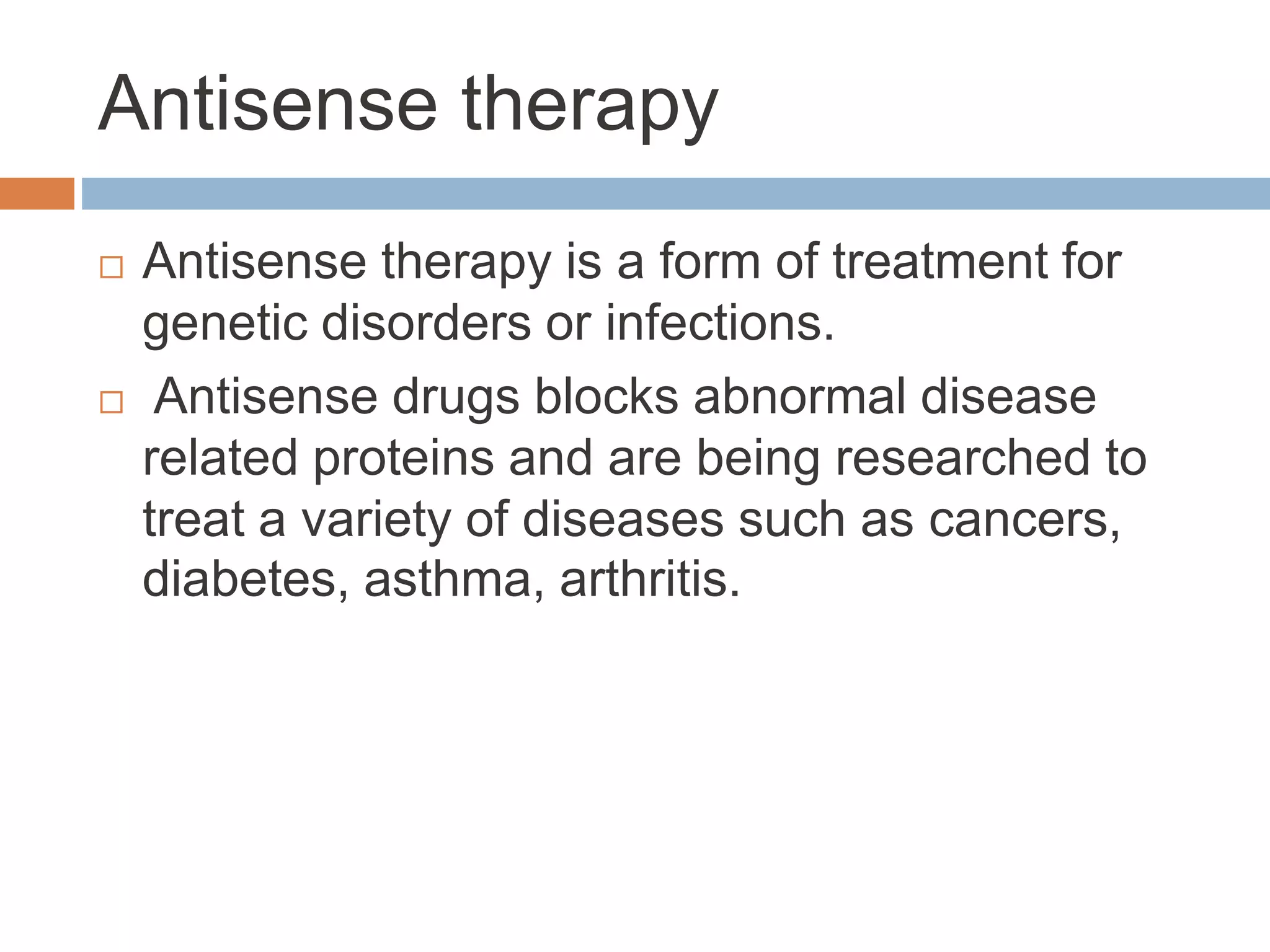 Biopharmaceutics of antisense molecule and aptamers | PPTX