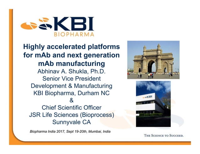 Highly accelerated platforms for mAb and next generation mAb ...