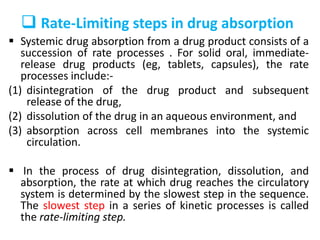 Biopharm facors affecting drug bioavailability | PPTX