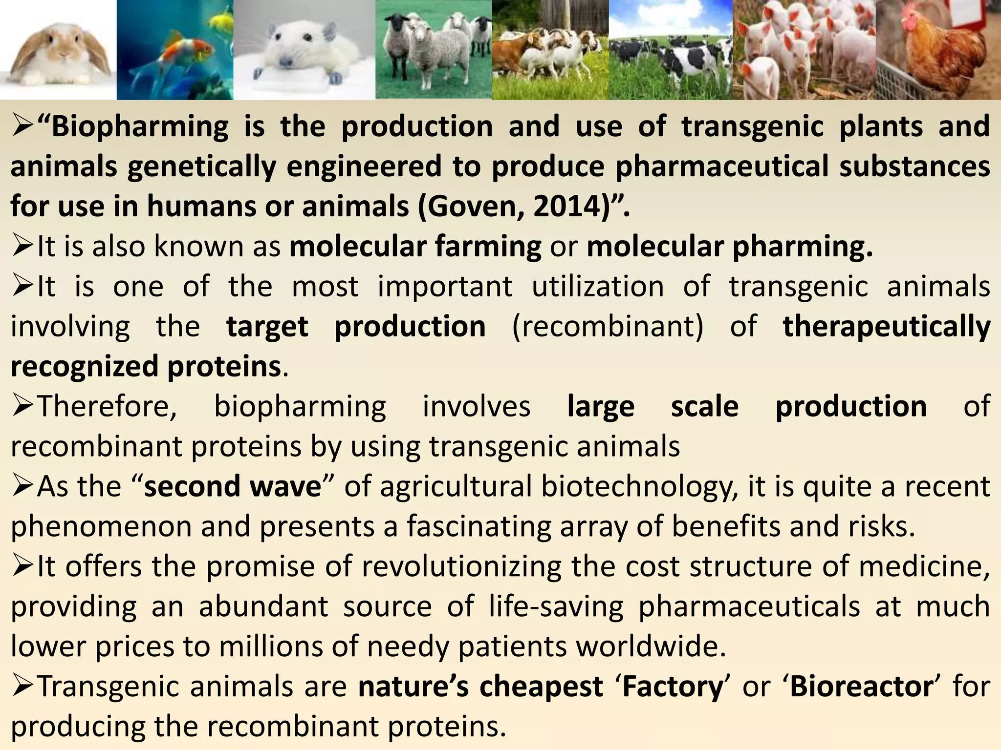 BioPharming (Molecular Farming) | PPTX