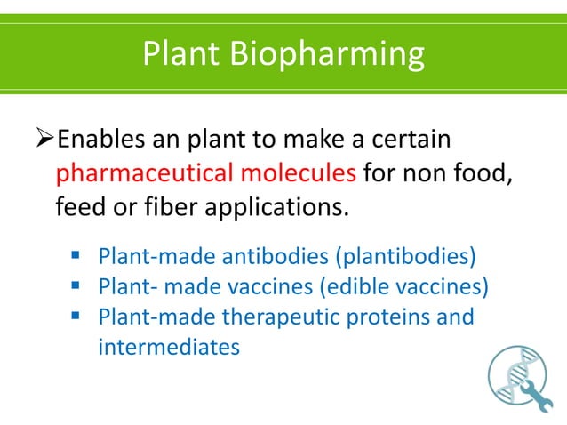 Biopharming - Introduction, Application, benefits and potential threats ...