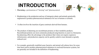 Biopharming | PPTX