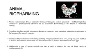 Biopharming | PPTX
