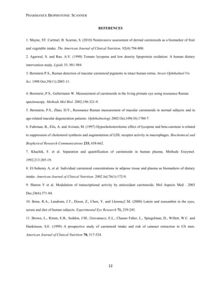 Biophotonic scannerlindner | DOCX | Skin and Dermatology | Diseases and ...