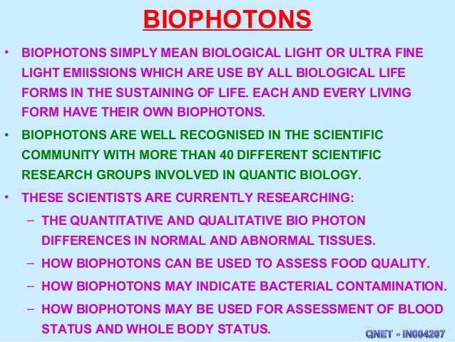 Biodisc - Biophotons