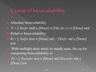 Bioavailability | PPT