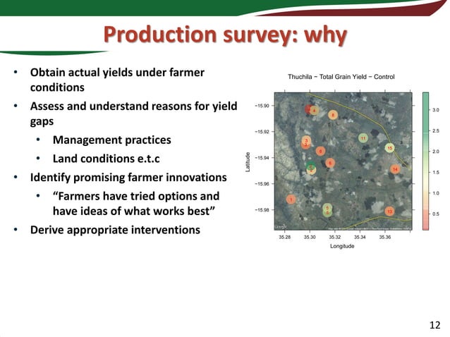Identification of the key biophysical production constraints to crops ...