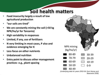 Identification of the key biophysical production constraints to crops ...