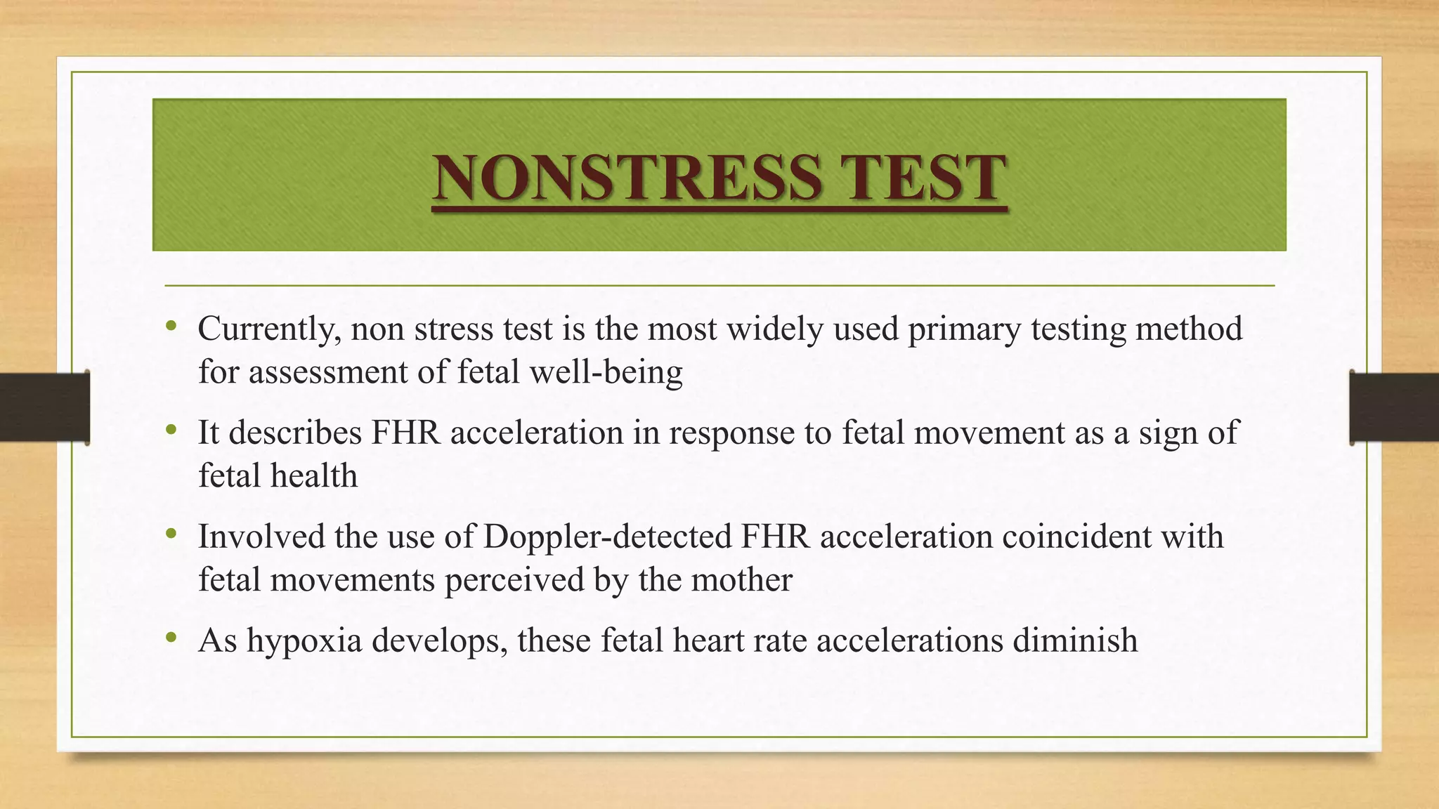 Biophysical profile | PPTX