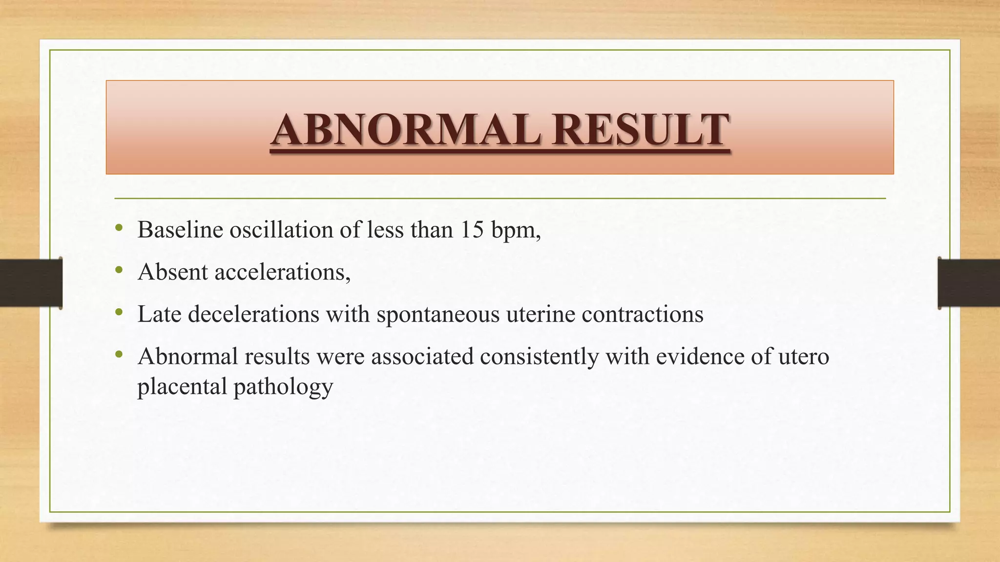 Biophysical profile | PPTX