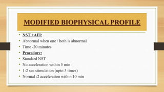 Biophysical profile | PPTX