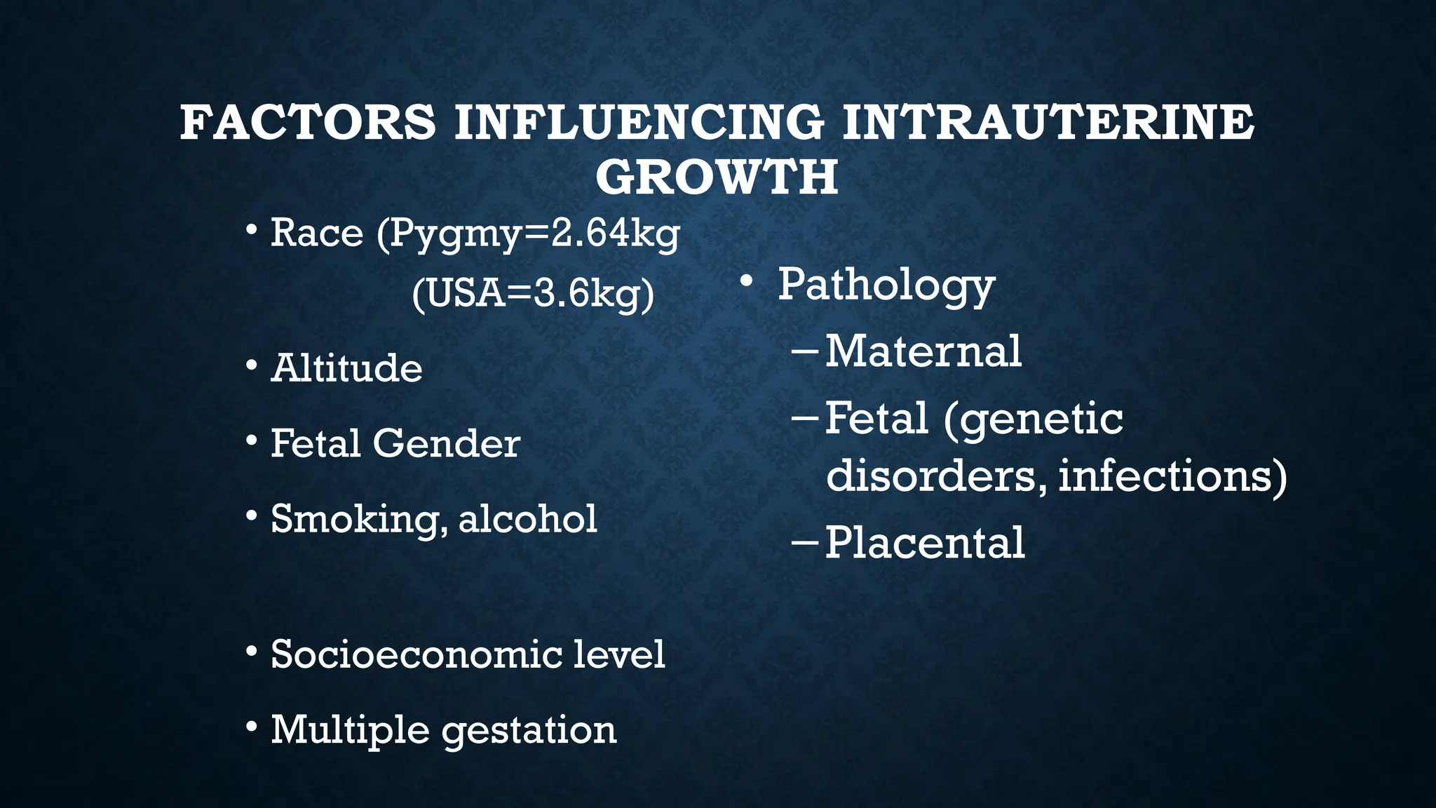 BIOPHYSICAL PROFILE and iugr.pptx presentation | PPT