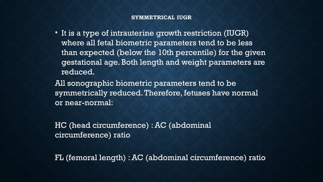 BIOPHYSICAL PROFILE and iugr.pptx presentation | PPT