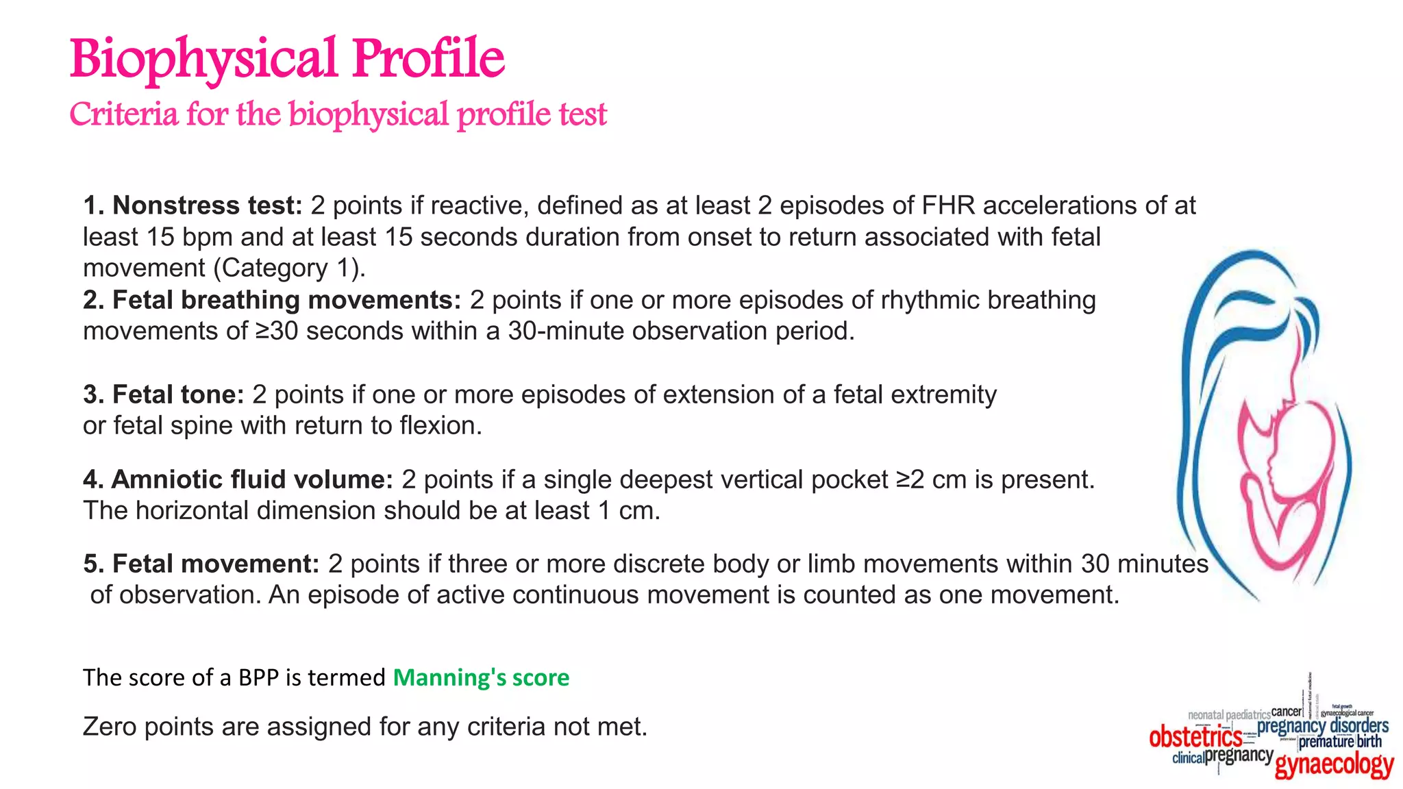 Biophysical Profile | PPTX