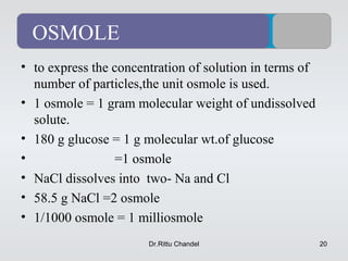 Biophysics -diffusion,osmosis,osmotic pressure,dialysis | PPT