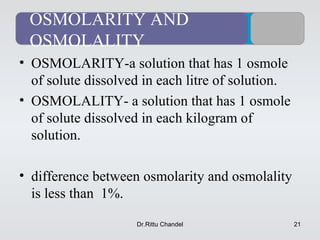 Biophysics -diffusion,osmosis,osmotic pressure,dialysis | PPT