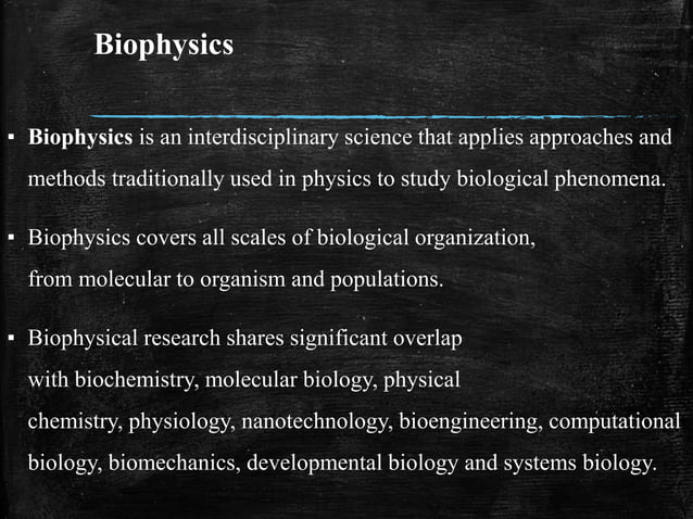 Bio physics | PPT