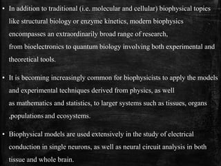 Bio physics | PPTX