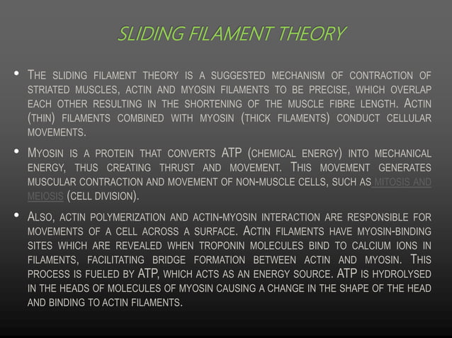 Physiology of muscles contraction.ppt | Biological Sciences | Science