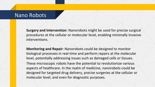 Nanoparticles in diagnostics and therapy | PPTX