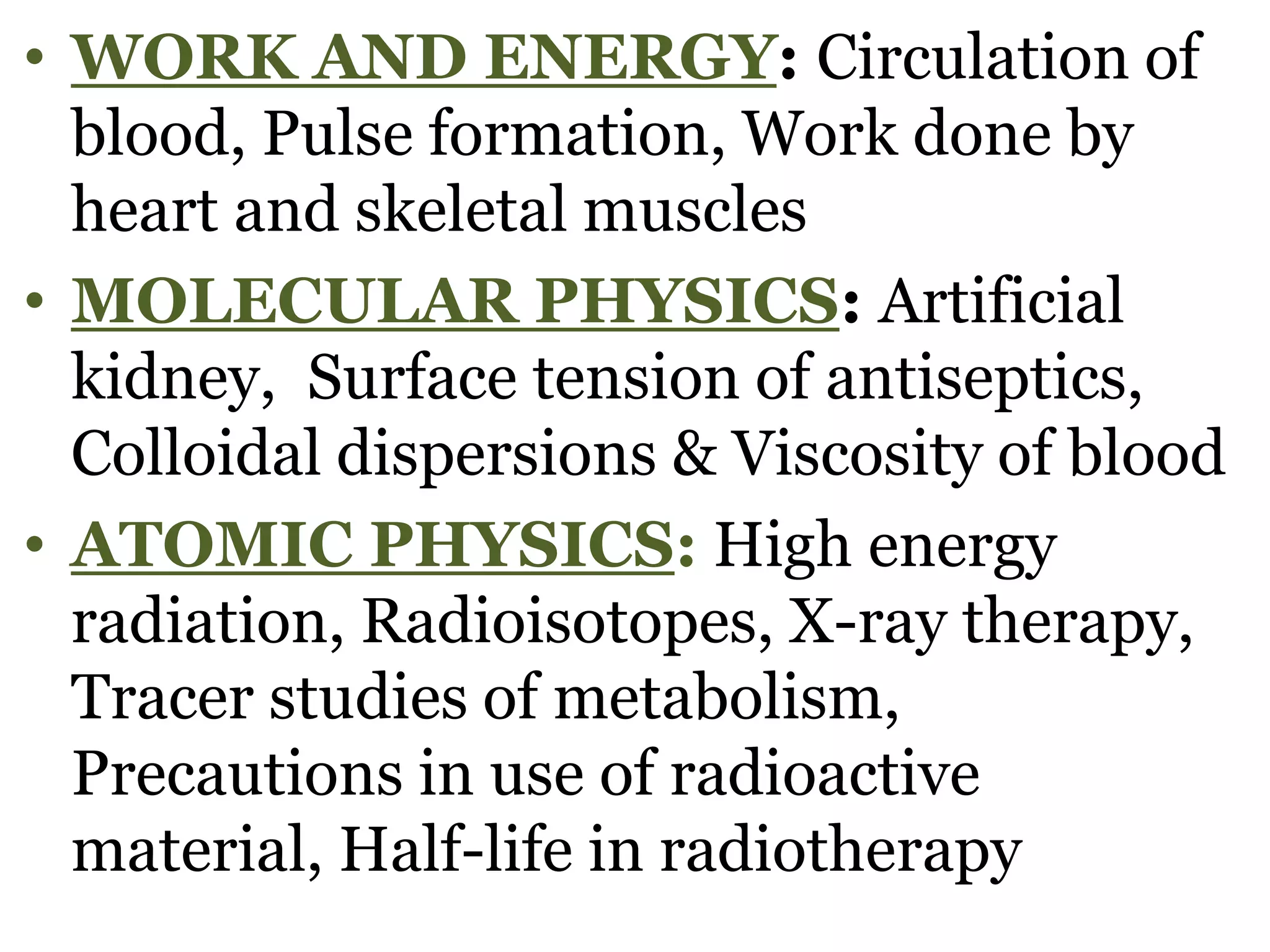 Bio physics, Unit -1. P.B. B.Sc Nursing | PPTX