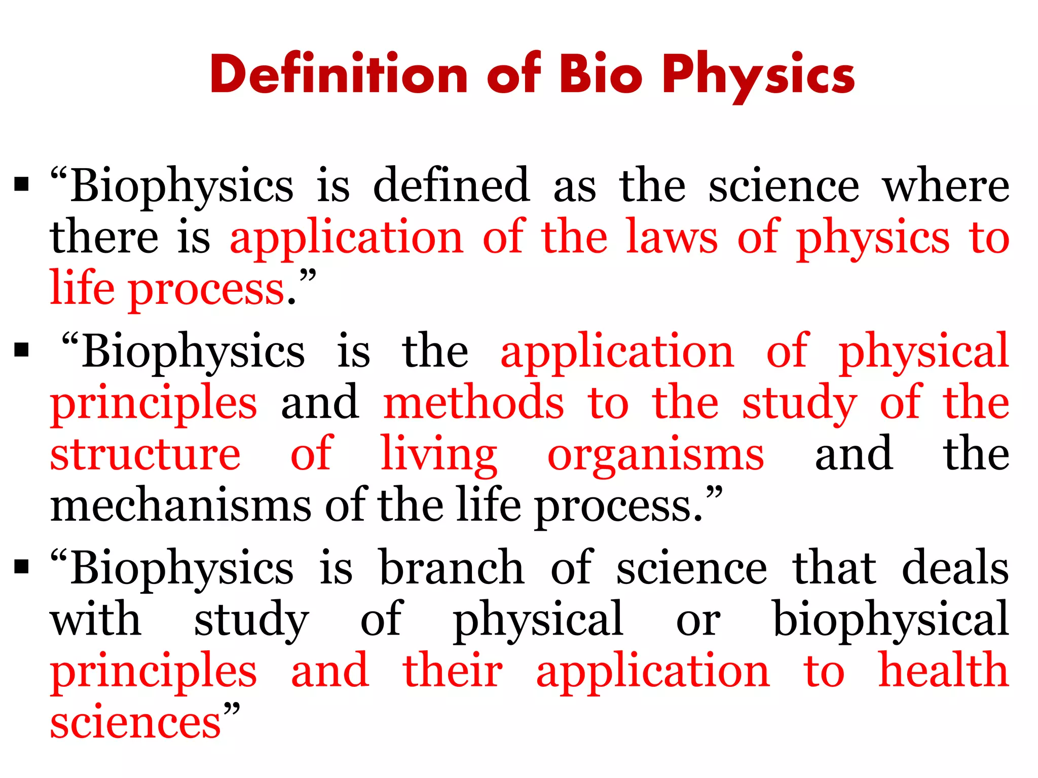 Bio physics, Unit -1. P.B. B.Sc Nursing | PPTX