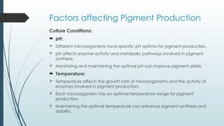 Introduction to Biopigment Production (Types of Biopigments) | PPTX