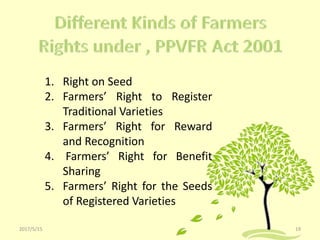 Bio piracy and bio prospecting farmers rights and plant breeder rights ...