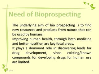 Bio piracy and bio prospecting farmers rights and plant breeder rights ...