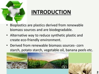 Bioplastic | PPTX
