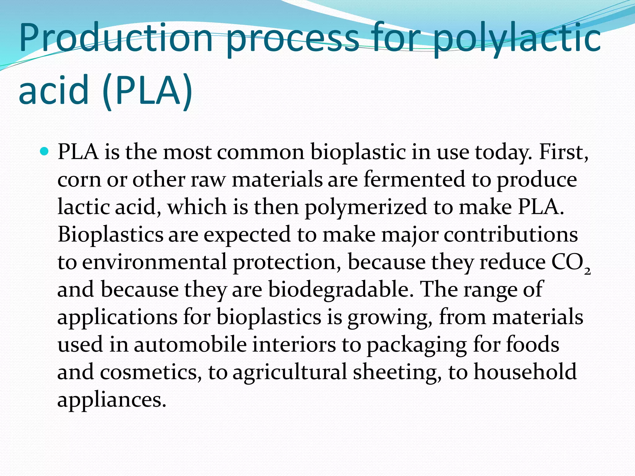 Bioplastic | PPTX