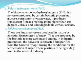 Bioplastic | PPTX