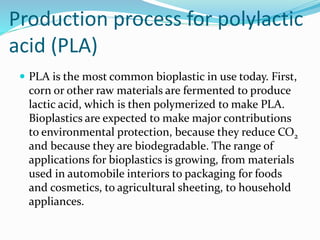 Bioplastic | PPTX