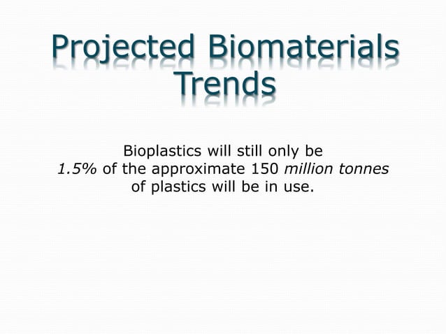 Bioplastic | PPTX | Chemistry | Science