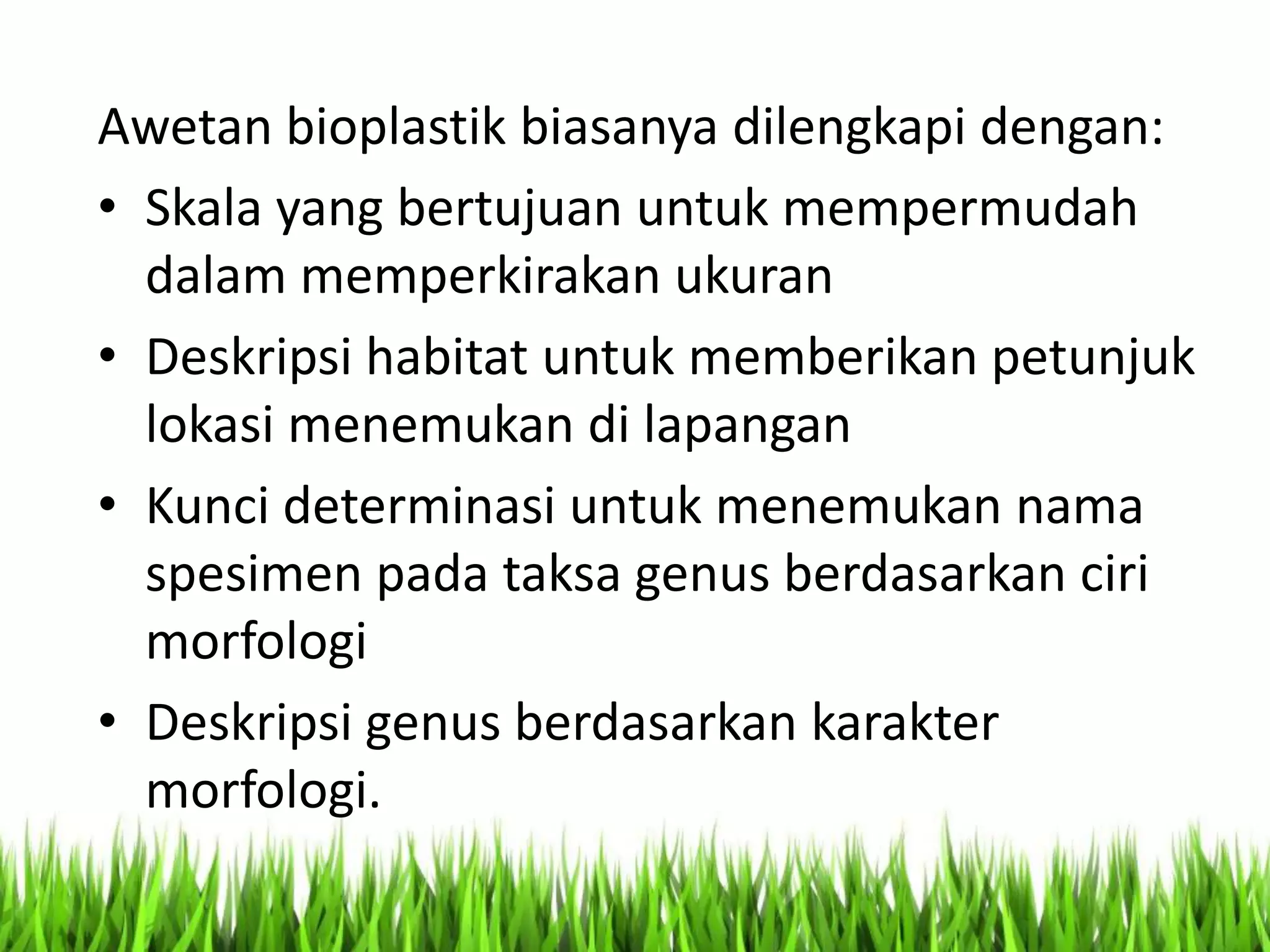 Bioplastik (mikroteknik) | PPTX