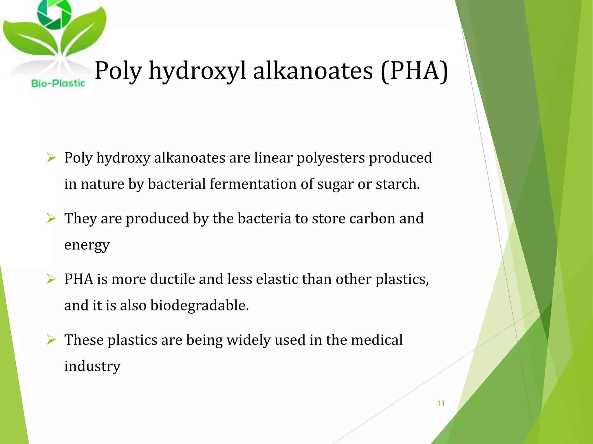 BIO PLASTIC a green alternative to plastics | PPTX