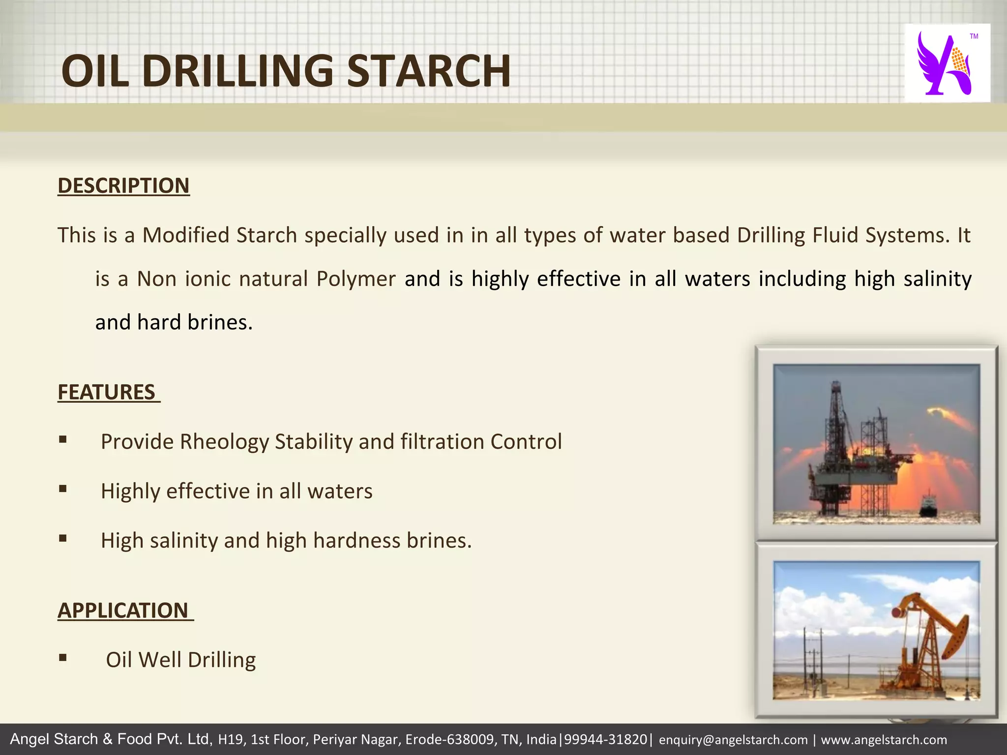 Angel Starch-Biopolimer Starch Products | PPT