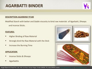 Angel Starch-Biopolimer Starch Products | PPT