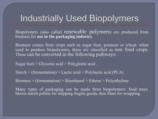 Biopolymers | PPTX