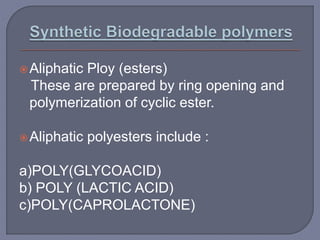 Biopolymers | PPTX
