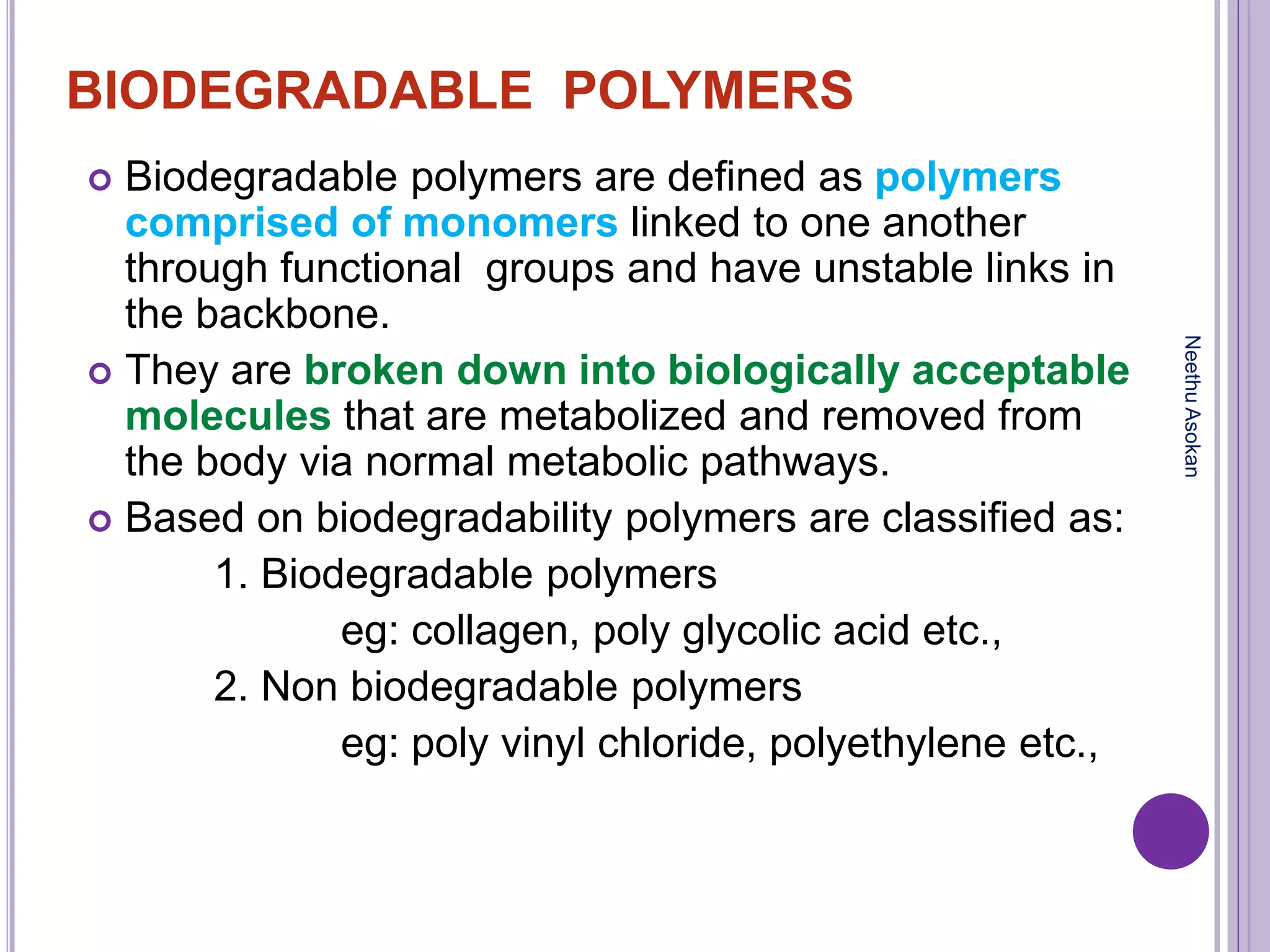 Biopolymer | PPTX